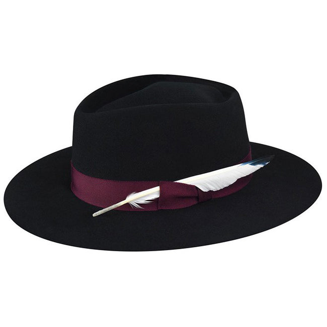 Trimmed and Crowned Austin Fedora Hat – Sid's Clothing and Hats